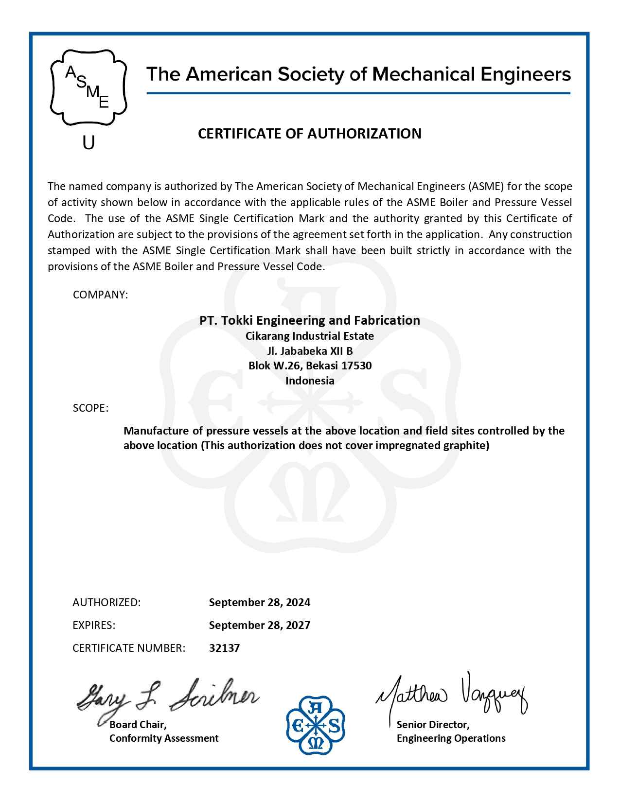 PT. TOKKI ENGINEERING AND FABRICATION